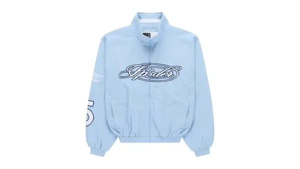SP5DER Script Warm Up Jacket - Rock Blue