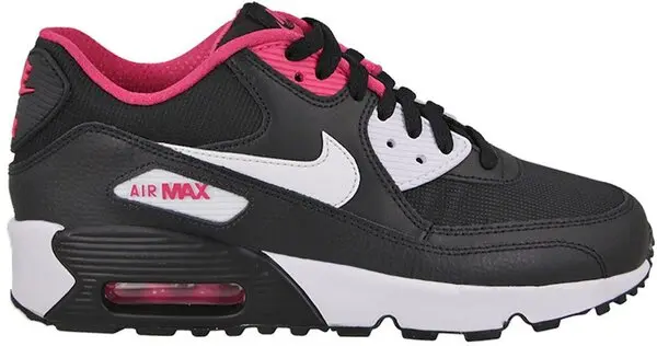 Nike Air Max 90 Mesh Sneakers - Black/white/vivid Pink