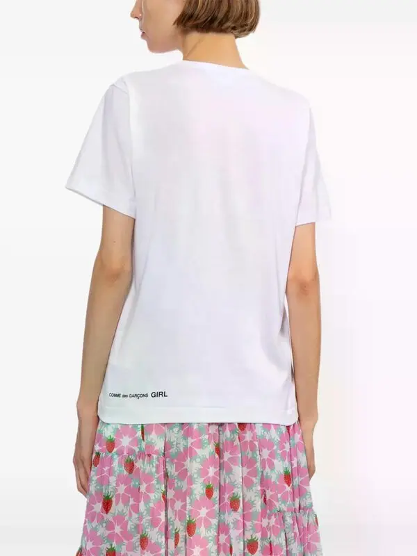 Comme Des Garçons Strawberry Print Top