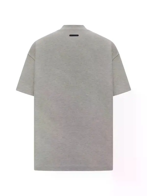 Fear Of God Signature 90s Logo-embroidered T-shirt - Grey