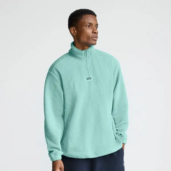 Champion Micro Fleece Quarter-zip - Milky Way Bl