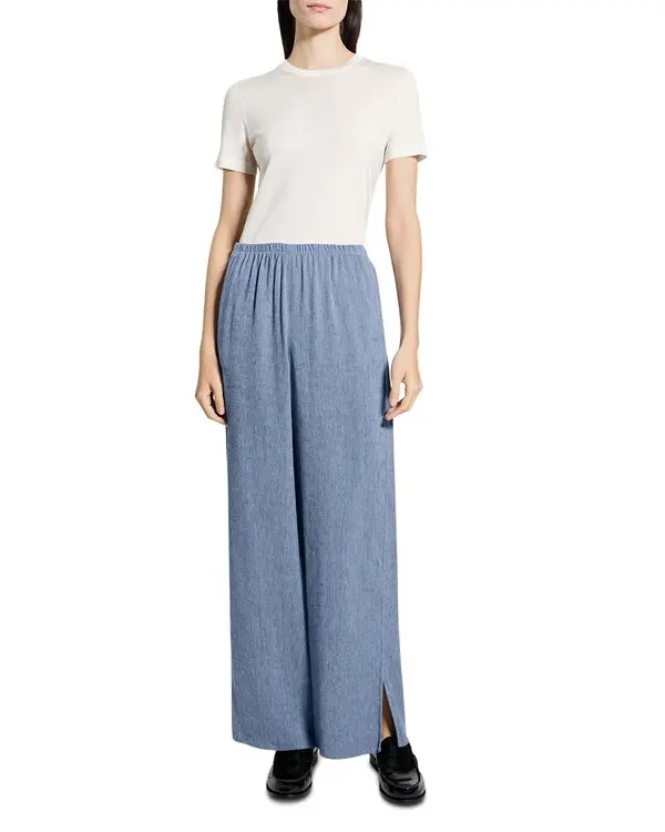 Theory Split Hem Pull On Pants