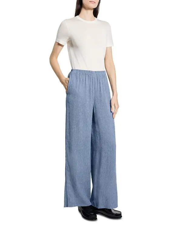 Theory Split Hem Pull On Pants