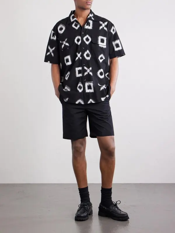MONITALY Milano Cotton-jacquard Shirt