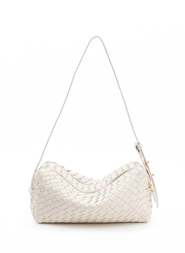 ELLEME Trousse Woven Leather - Ivory