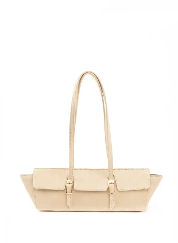 ELLEME Le Bateau Suede Shoulder Bag - Sand