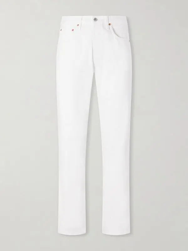 ORSLOW 90's Straight-leg Jeans - White