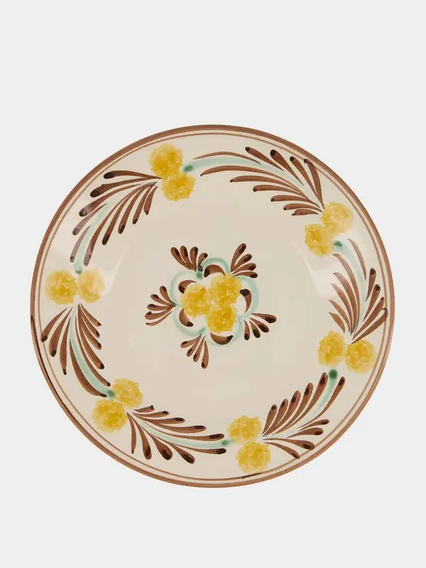 LES-OTTOMANS The Farm Ceramic Dinner Plate - Multicolour