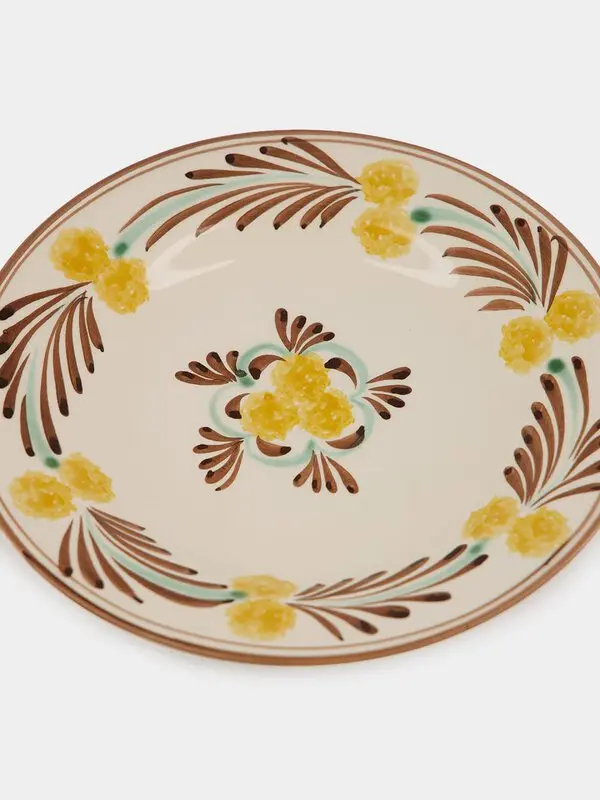 LES-OTTOMANS The Farm Ceramic Dinner Plate - Multicolour