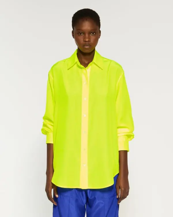 Serena Bute Oversized Shirt - Bright Yellow