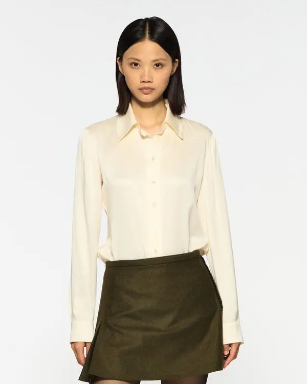 Serena Bute Silk Serena Shirt - Beige/cream