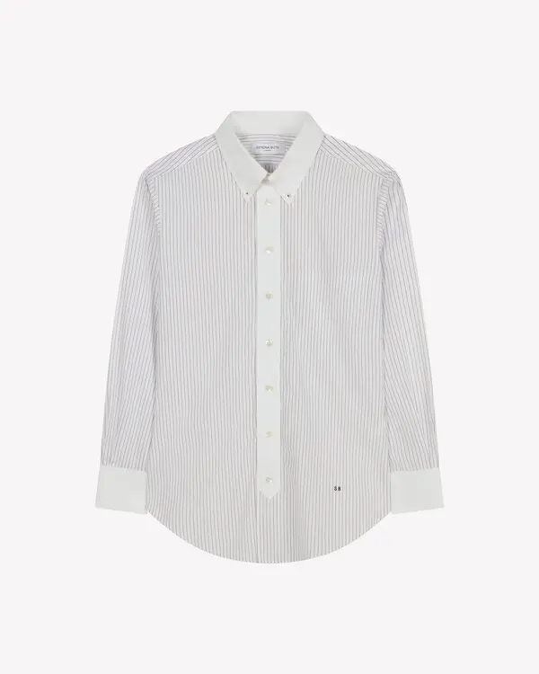 Serena Bute Johnny Fitted Shirt - Striped