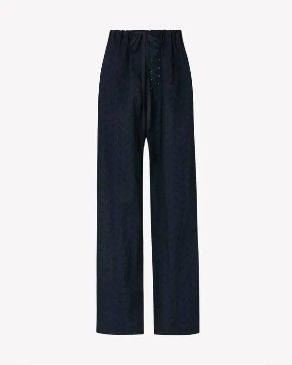 SERENA BUTE LONDON Broderie Cotton Jogger