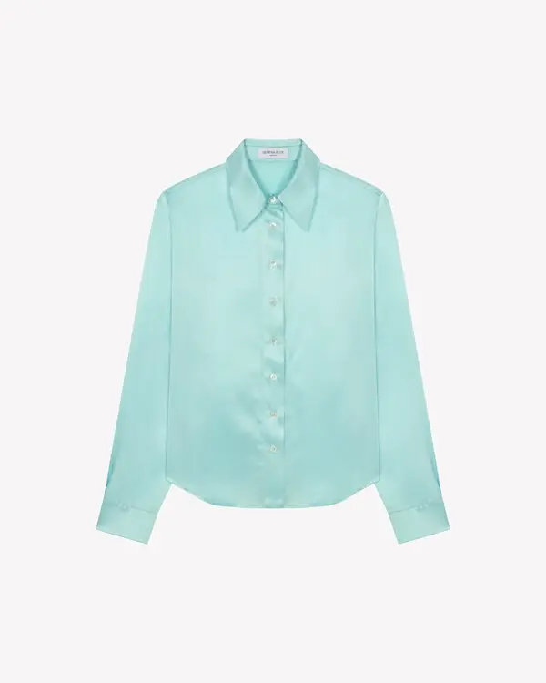 Serena Bute Silk Serena Shirt - Blue