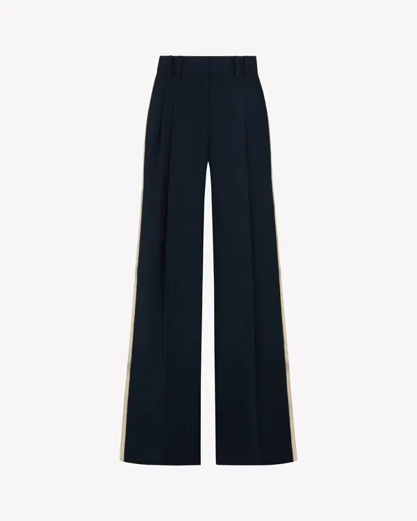 Serena Bute Twill Serena Trouser - Navy