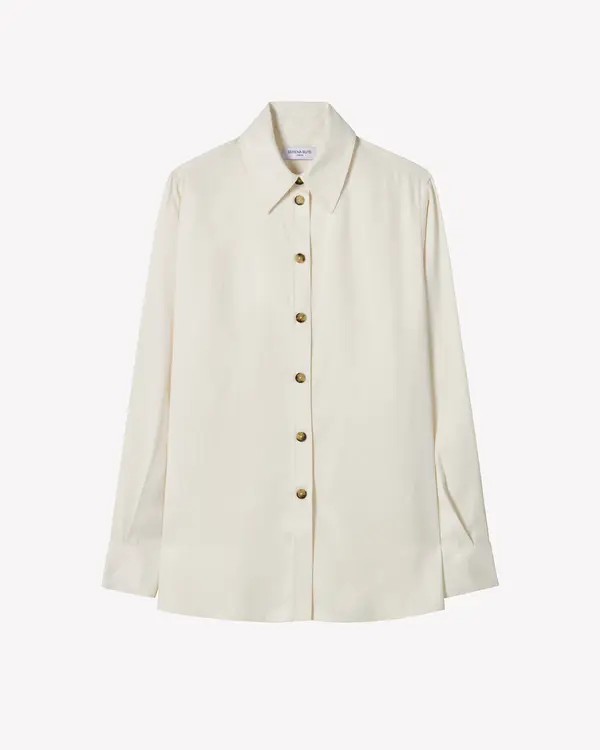 Serena Bute Relaxed Fit Shirt - Cream