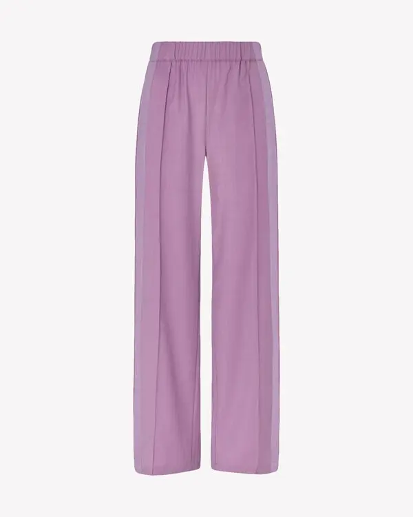Serena Bute Wool Straight Leg Jogger - Lavender