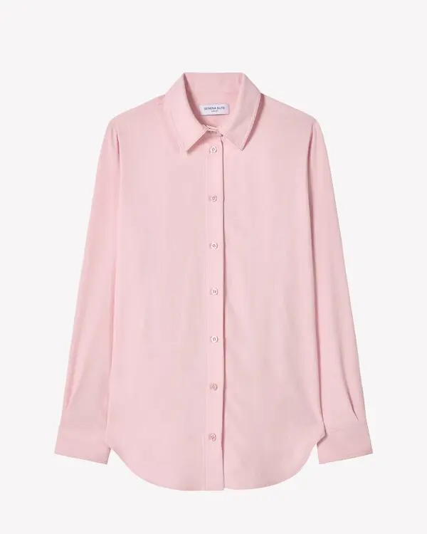 Serena Bute Classic Shirt - Pale Pink