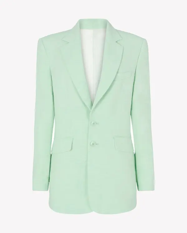 SERENA BUTE LONDON Linen Boyfriend Blazer