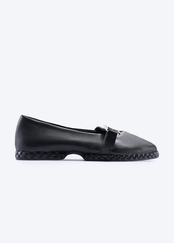 VISCATA Rimini Leather Mary Jane Flat