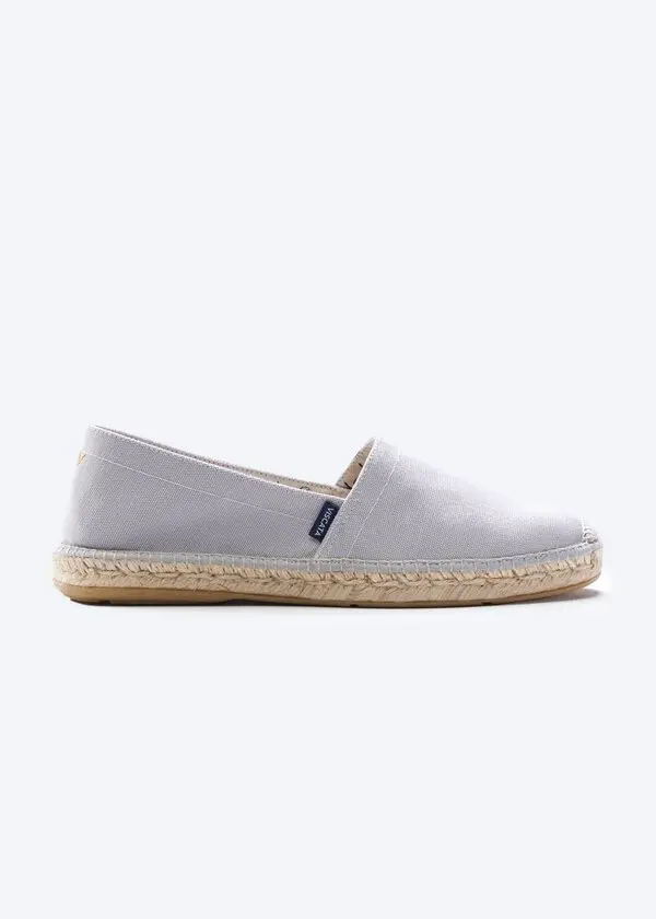 VISCATA Sitges Canvas Espadrilles - Ash Grey