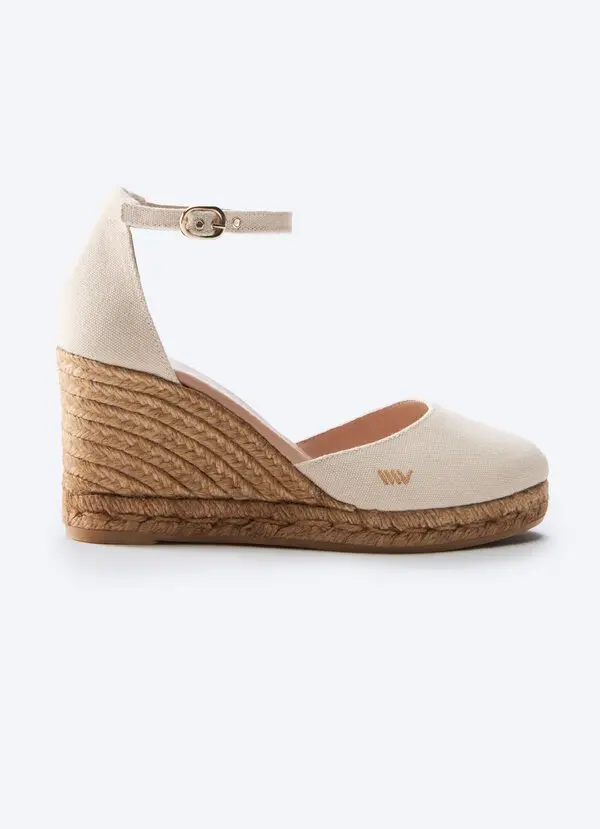 VISCATA Estartit Espadrille Wedges - Beige