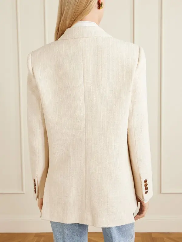 BLAZÉ MILANO Missy Everynight Cotton-blend Tweed Blazer