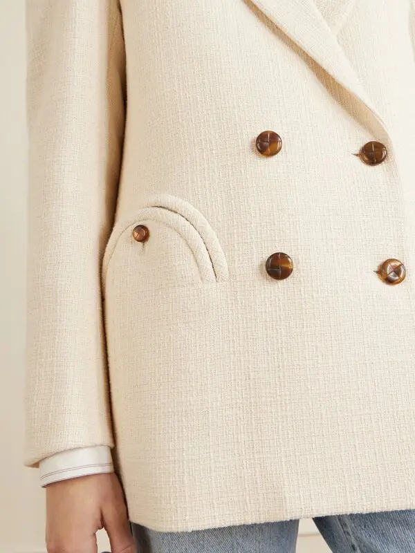 BLAZÉ MILANO Missy Everynight Cotton-blend Tweed Blazer