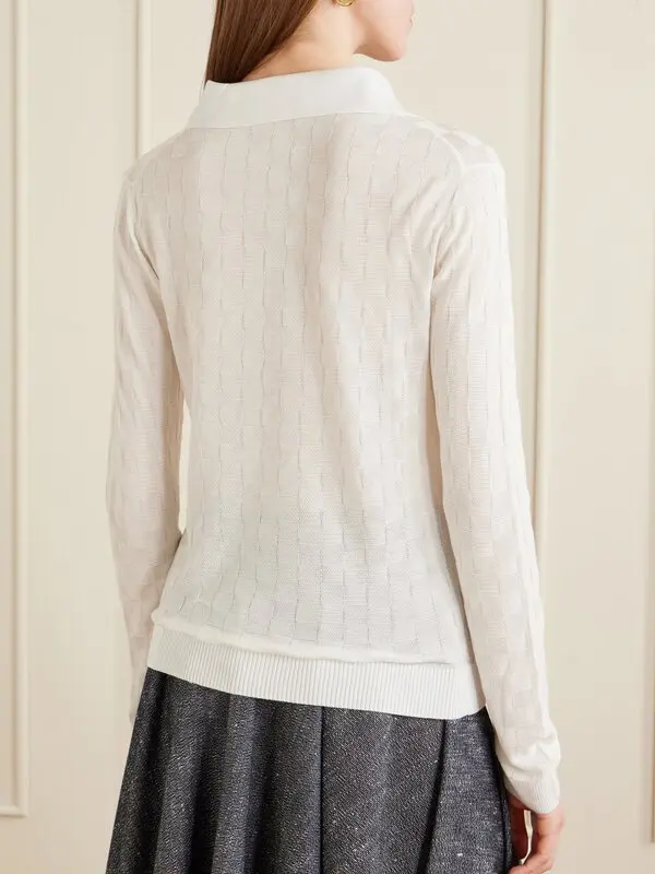 KALLMEYER Caleb Knitted Polo Sweater