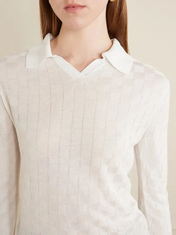KALLMEYER Caleb Knitted Polo Sweater