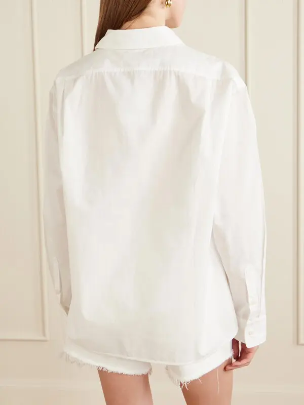 Christopher Esber Mirage Palm Cotton-poplin Shirt