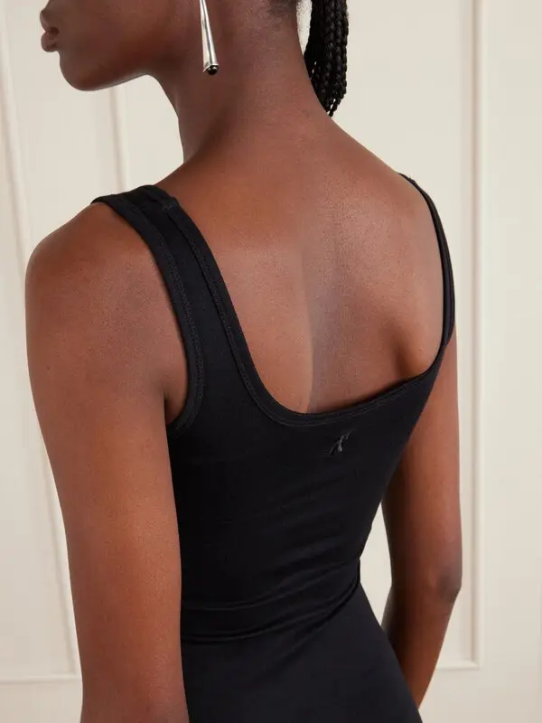 THE PARK Annie Jersey Maxi Dress - Black
