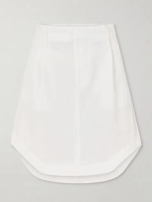 Victoria Beckham Organic Cotton Mini Skirt