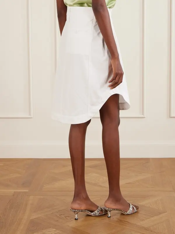 Victoria Beckham Organic Cotton Mini Skirt