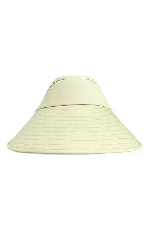 FAVORITE DAUGHTER Wide Brim Twill Visor - Light Sage