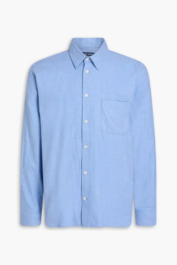 Frescobol Carioca Cottontwill Shirt - Light Blue