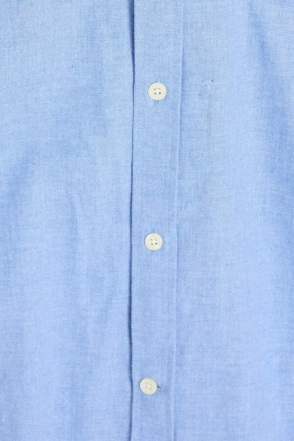 Frescobol Carioca Cottontwill Shirt - Light Blue