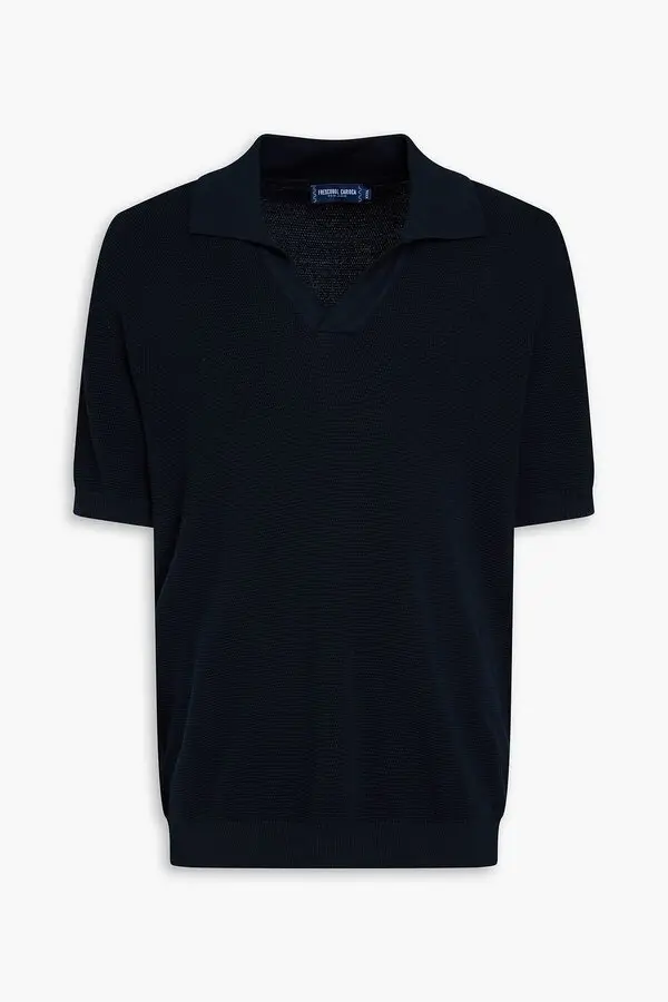 Frescobol Carioca Rino Cotton Polo Shirt - Midnight Blue
