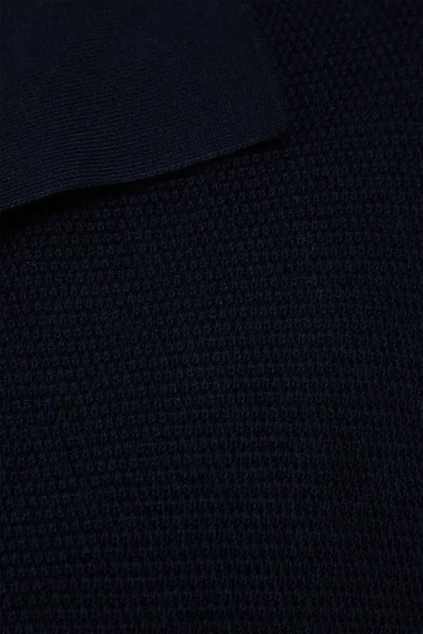 Frescobol Carioca Rino Cotton Polo Shirt - Midnight Blue