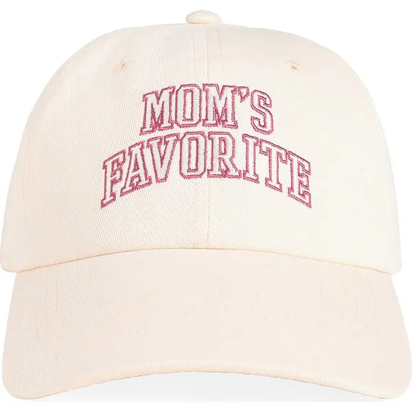 FAVORITE DAUGHTER The Mom's Favorite Baseball Cap - Blush Pink