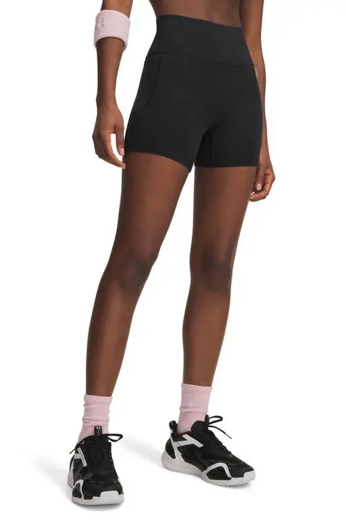 Under Armour Meridian Middy High-waist Bike Shorts - Black//black