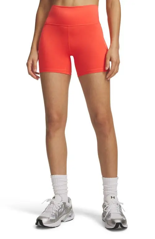 Under Armour Meridian Middy High-waist Bike Shorts - Venom Red//venom Red
