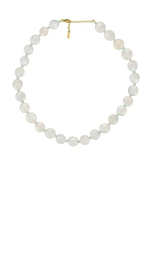 CASA CLARA Pointelle Necklace - Pearl Sky
