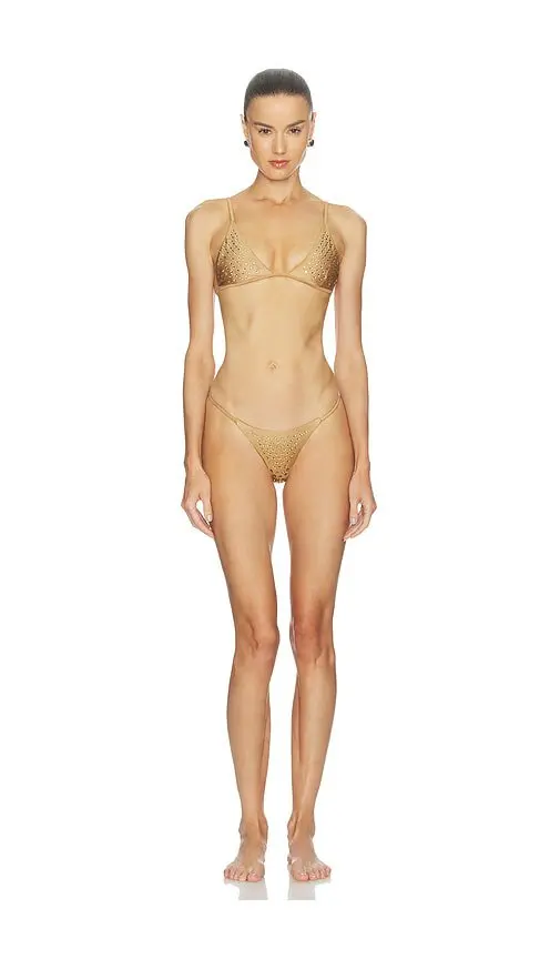 CAMILA COELHO Yasmin Metallic Bottom