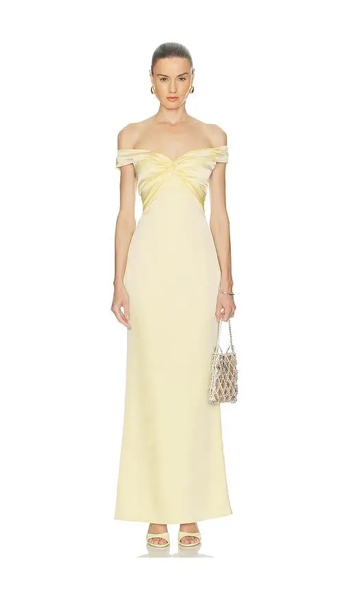 Katie May Liu Gown - Butter Yellow