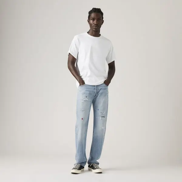 LEVI'S 501 Original Jeans - Fixing The Car Distressed