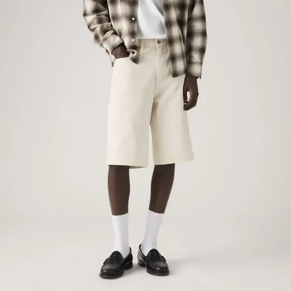 LEVI'S 469 Loose 12" Shorts - Ecru Bone