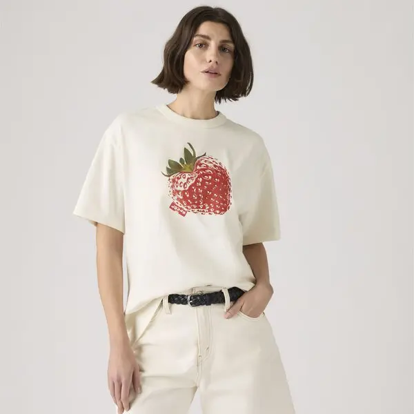 LEVI'S Graphic Tabor T-shirt - Heart Strawberry