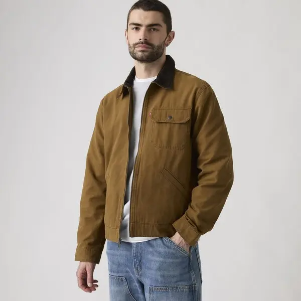 LEVI'S Utility Zip Jacket - Brown
