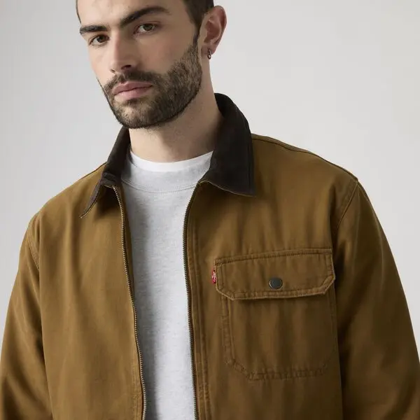 LEVI'S Utility Zip Jacket - Brown